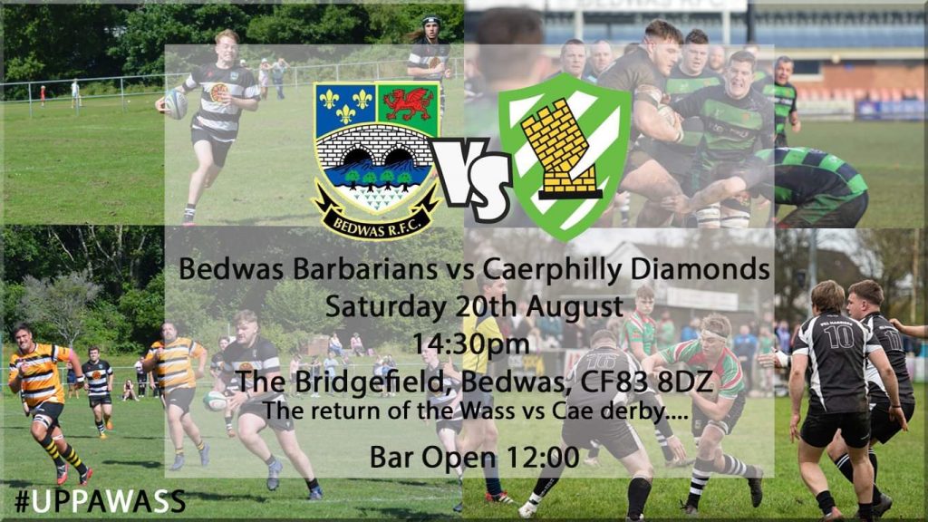 Bedwas Barbarians RFC v Caerphilly Diamonds-opponents now Mountain Ash ...