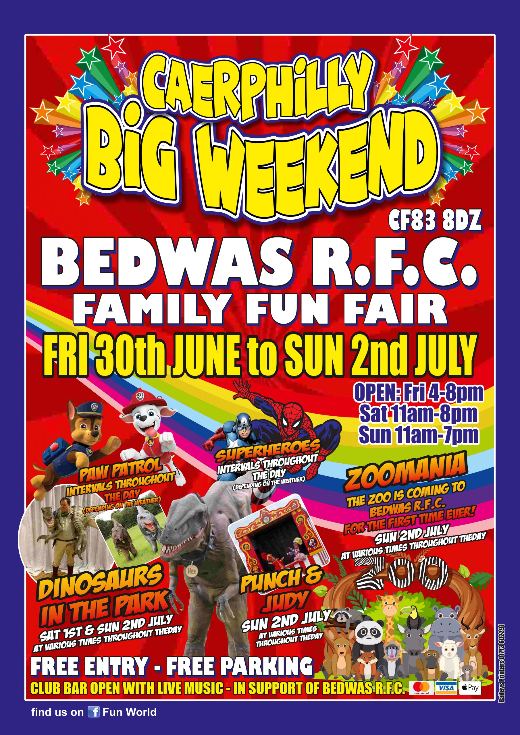 Edward Danters family fun fair returns to Bedwas RFC – BEDWAS RFC